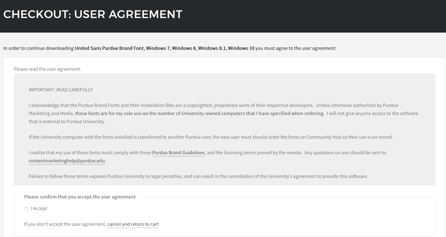 How to install brand fonts - Purdue Brand Studio