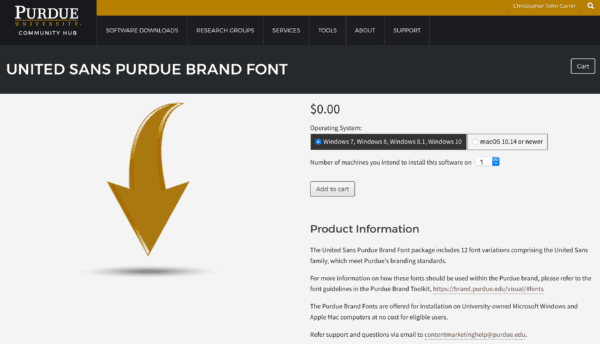 How to install brand fonts - Purdue Brand Studio