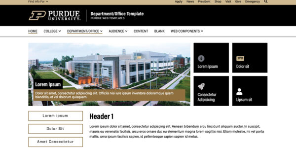 Digital Media for Purdue Marketing and Communications