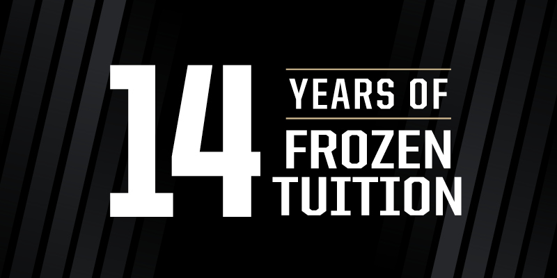 Purdue’s 14th Year of Frozen Tuition - Purdue Brand Studio