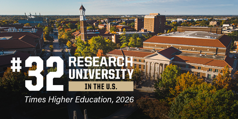 Times Higher Education World University Rankings 2026 - Purdue Brand Studio